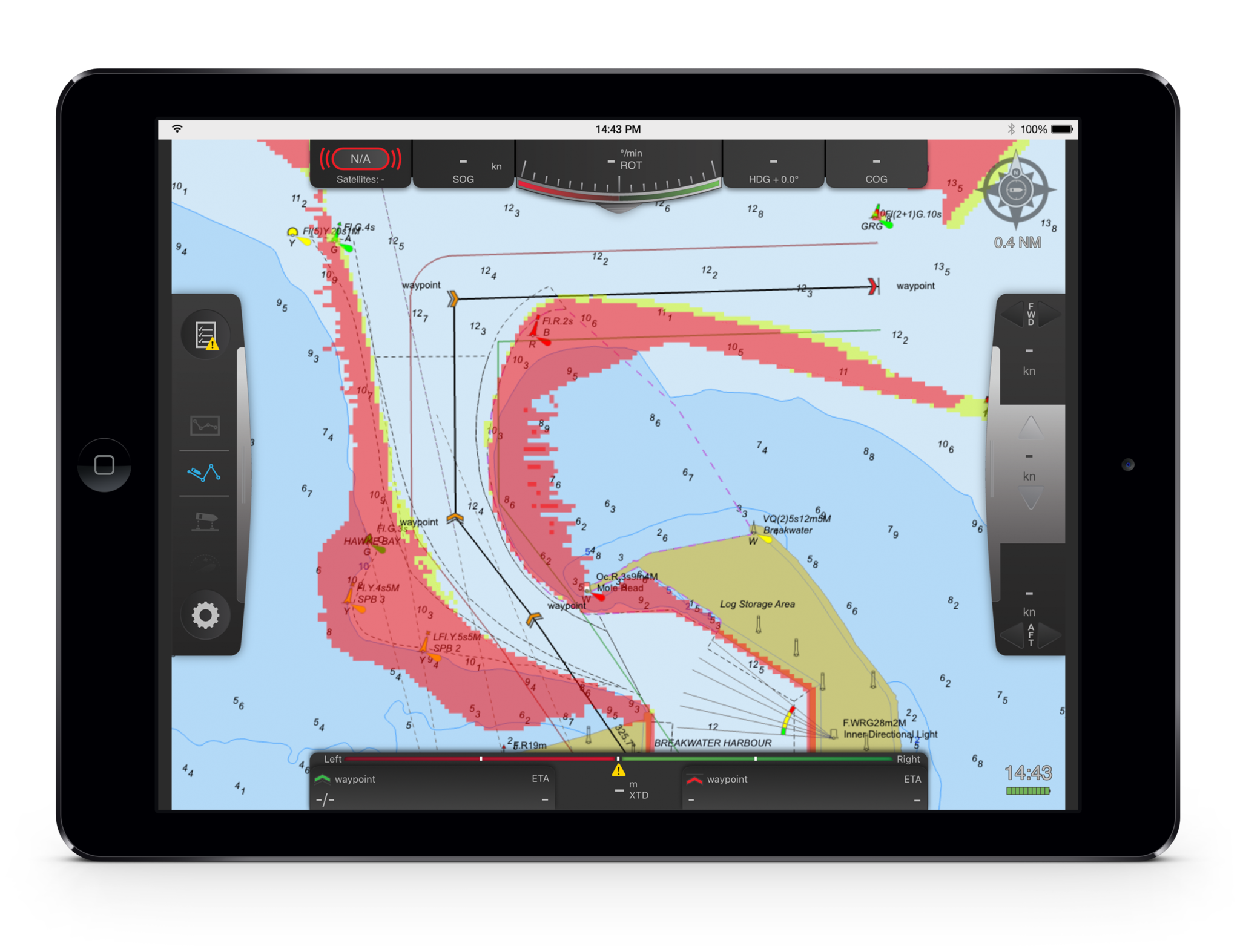 Enhanced safety through the use of real-time dynamic chart overlays ...